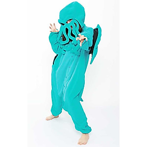 SAZAC Cthulhu Kigurumi - Onesie Jumpsuit Halloween Costume