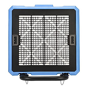 Lasko BlueDri AS1000 1000 CFM Portable Large Capacity HEPA Air Scrubber with Two-Stage Filtration, Blue