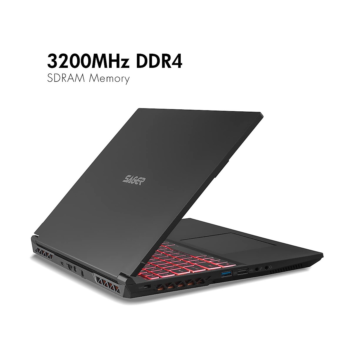 Sager 2023 NP6251C Gaming Laptop, 15.6 Inch FHD 144Hz, Intel i9-13900H, RTX 4050 6GB, 64GB RAM, 2TB Gen4 NVMe SSD, Win 11