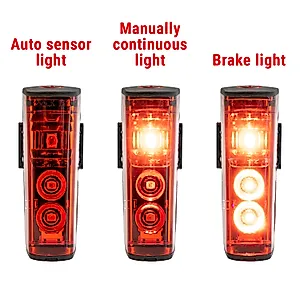 SIGMA Sport Blaze LED Bicycle Light Battery Rear Light with Brake Light German Road Traffic Act StVZO Approved