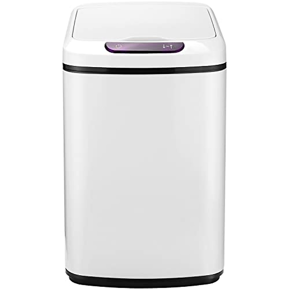 Hanover 12-Liter / 3.2-Gallon White 12 Liter / 3.2 Gallon Hands Free Garbage Bin, Fingerprint Resistant, Soft Close, Sensor Lid, 12L Trash Can 2