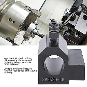 25mm Inner Diameter Auxiliary Tool Holder Improve Tool Rigidity, Extend Tool Life, Automatically Center Height More Accurately, with Straight Shank Tool Holder for ...