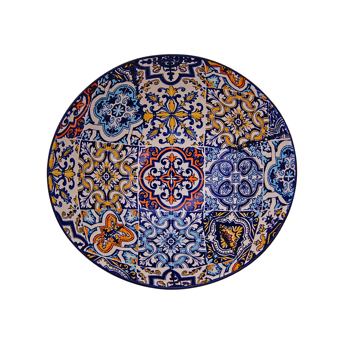 Portuguese Pottery Alcobaça Ceramic Side Dish Serving Bowl - Set of 2