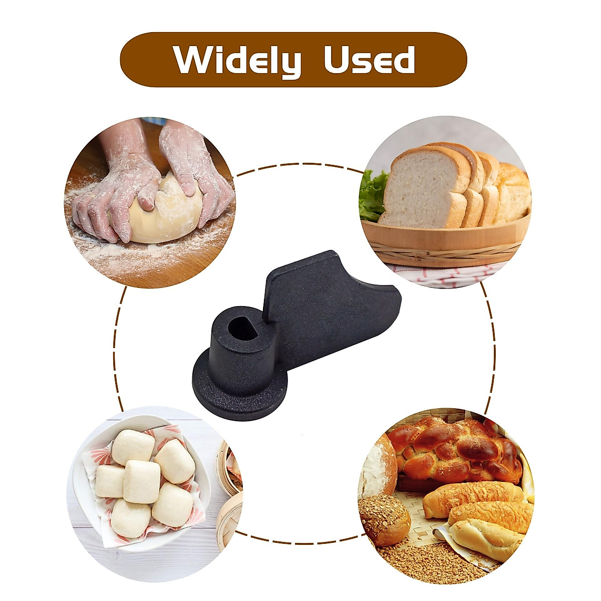 2pcs Bread Machine Kneading Paddle Replacement Parts fits for Oster CKSTBRTW20 Bread Machine