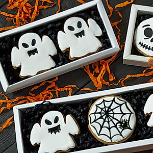 LOMIMOS 250g/8.8oz Halloween Black Raffia Paper Confetti Shred,for Gift Wrapping Craft DIY Packaging Filling Party Decoration