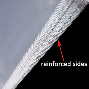 Borningfire 100 Pcs 10" x 13" Self Seal Clear Cellophane Bags Resealable Plastic Apparel Bags Perfect for Packaging Clothing, T-Shirt, Brochure, Prints, Handicraft Gift Bags