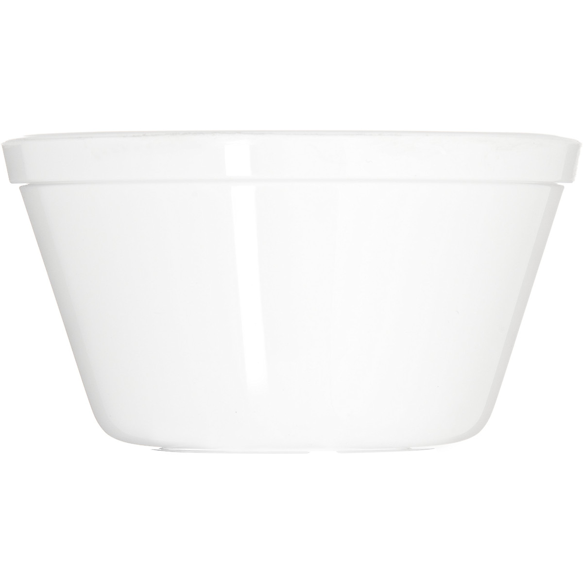 Carlisle FoodService Products Reusable Plastic Bowl Bouillon Cup, Soup Bowl for Home and Restaurant, Melamine, 8.4 Ounces, White, (Pack of 48)