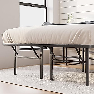 ZINUS SmartBase Heavy Duty Mattress Foundation, 16 Inch Metal Platform Bed Frame, No Box Spring Needed, Sturdy Steel Frame, Underbed Storage, King