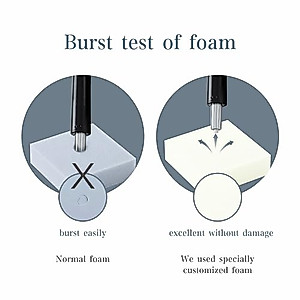 sunkind Mid Century Modern Chair Accent Chair with Arms, Linen Fabric Armchair Single Sofa Comfy Upholstered Reading Chair for Living Room Sitting Room Bedroom Studio,White Blue