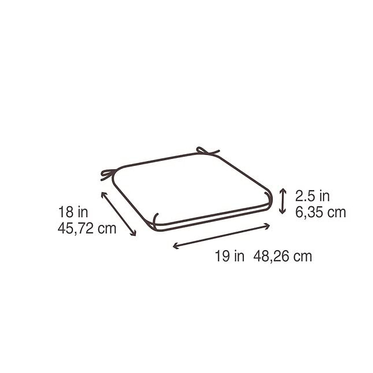 Contemporary Teal Waves Replacement Cushion 19 x 18 x 2.5 in (Set of 2 Shipped in Re-sealable Vacuum Storage Bag) for Outdoor Patio Furniture