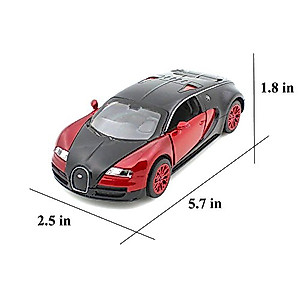 ZHFUYS 1:32 Bugatti Veyron diecast car,Alloy Model Cars Toy Cars for 3 to 12 Years Old