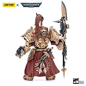 JOYTOY 1/18 Action Figures Warhammer 40k Mecha Model Adeptus Custodes Shield-Captain in Allarus Terminator Armour Hydon Seronis