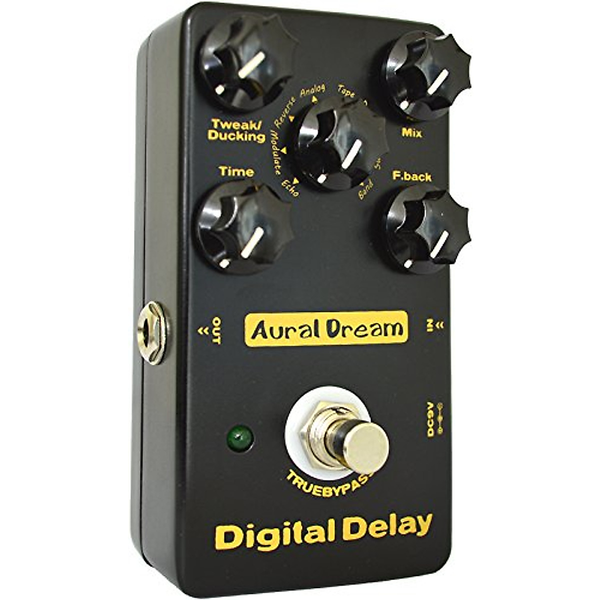 Aural Dream Digital Delay Guitar Effect Pedal provides Tape delay,Analog delay,Band delay,Reverse delay,Ducking delay and Sweep delay,True bypass.