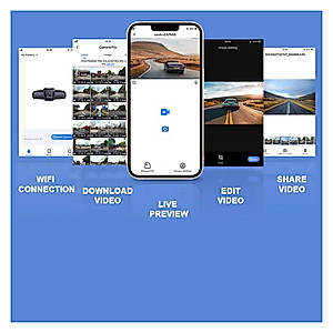 Fitcamx Dash Cam 4K Car DVR Compatible with Mazda CX-30 CX-50 2023 2022 2021 2020 (Color : CX30 CX50, Size : 4K Front Cam 64GB)