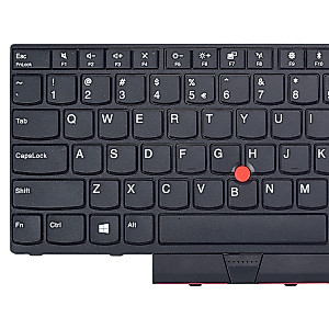 Replacement Keyboard for Lenovo Thinkpad T580 T570 P51S P52S Laptop Without Backlit US Layout P/N: 01HX259 01HX219 SN20P41521