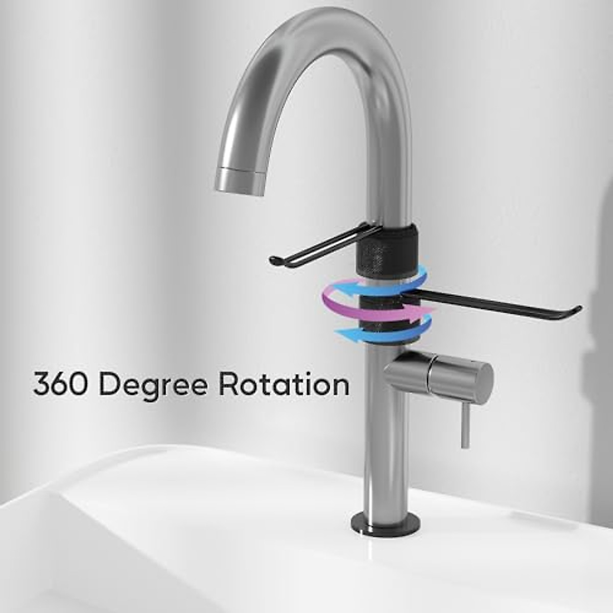 Stylish and Functional Dish Towel Holder - Keep Your Kitchen Rags and Dishcloths Neat and Within Reach with This Sink Dish Cloth Holder and Storage Rack! (Black)