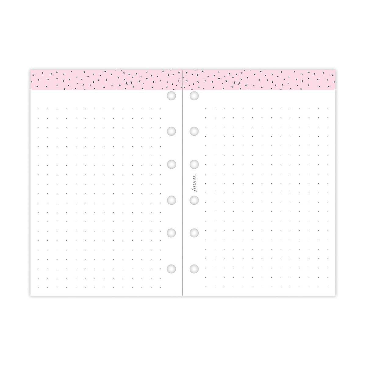 Filofax Pocket Confetti Week to View Diary, organizer diary, 2023, diary refill, calendar, White