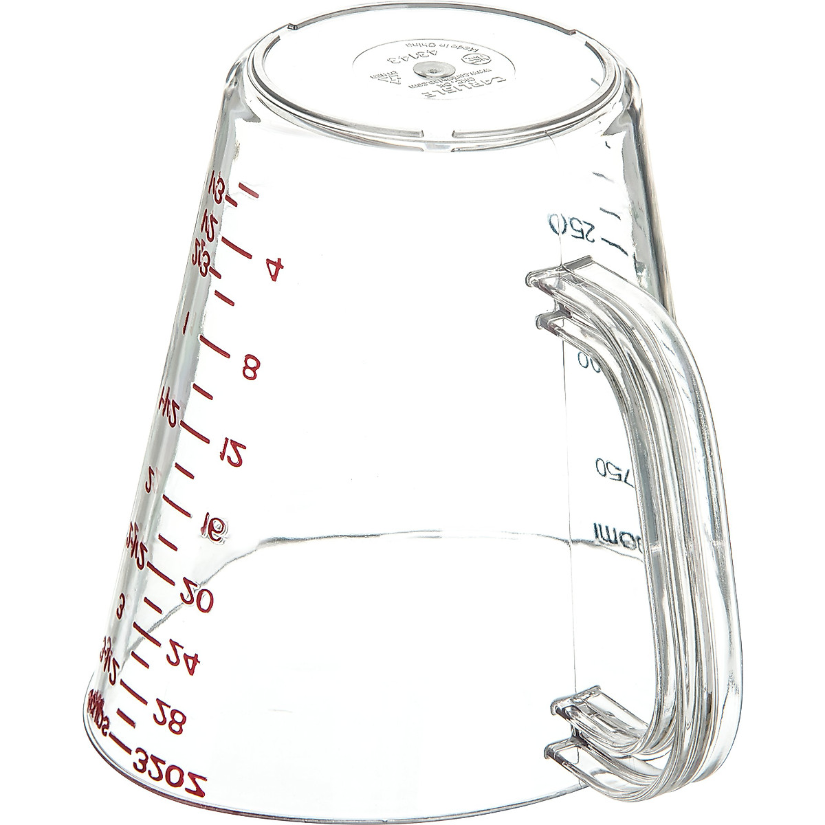 Carlisle FoodService Products 4314307 Commercial Plastic Measuring Cup, 1 Quart, Clear