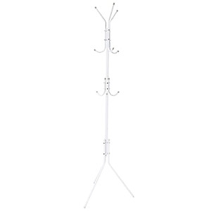 LUKEO Hanger Standing Tree Coat Clothes Hat Floor Metal Stainless Jacket Stand Steel Organizer Garment Hanging Clothing
