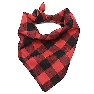 Native Pup 3-Pack Plaid Dog Bandanna (Small, Mixed)