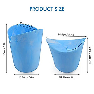 Silicone Microwave Popcorn Popper Bucket Reusable Popcorn Maker Single Serve Portion Food Safe Popcorn Bowls Set For Kids Adults Dishwasher Safe