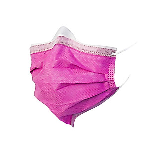 BeeSure Vibe Face Masks, Glamorous Pink (Pack of 50)