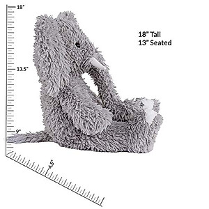 Vermont Teddy Bear Stuffed Elephant - Oh So Soft Elephant Stuffed Animal, Plush Toy, Gray, 18 Inch