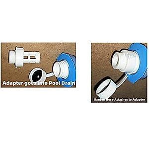 Txdiyifu Garden Hose Drain Plug Connector for intex Model Part Number 10184