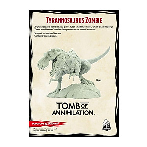 Gale Force Nine Dungeons & Dragons Tomb of Annihilation Tyrannosaurus Zombie, Multicoloured