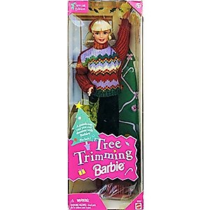 Barbie 1 X Christmas Tree Trimming Doll - Holiday Special Edition (1998)