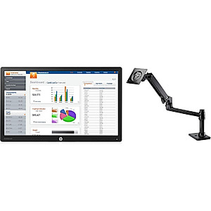 HP EliteDisplay E232 23-inch Monitor Head Only (Renewed)