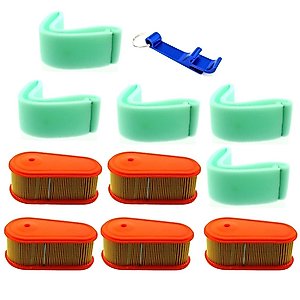 TC-Motor Filter For Briggs & Stratton 5419 795066 796254 For Craftsman 33084 For Briggs & Stratton 111P02 111P05 112P02 112P05 11P902 11P905 11P907 121Q02 121Q07 121Q12 121Q72 121R05 121S02 (5)