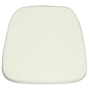 Flash Furniture 20 Pack Soft Ivory Fabric Chiavari Chair Cushion