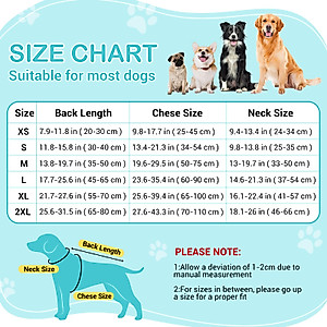 Avont Dog Recovery Suit, Surgery Shirt for Female Spay Male Neuter Skin Conditions, Surgical Onesie Bodysuit Prevent Licking Dog E Collar Cone Alternative -Duck (M)