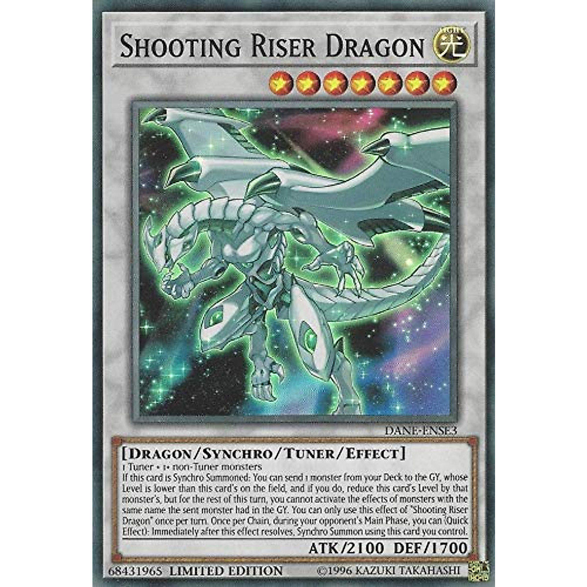 Yu-Gi-Oh! - Shooting Riser Dragon - DANE-ENSE3 - Super Rare - Limited Edition - Dark Neostorm: Special Edition