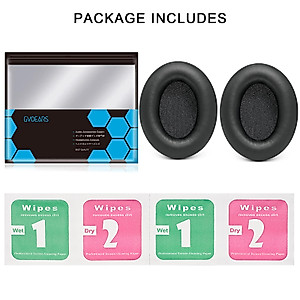 GVOEARS Replacement Ear Pads Cushions for HyperX Cloud 1/I/2/II/3/III/Pro/Core/Alpha/Alpha S/Flight/Stinger/Mix/CloudX/CloudX Chat Headphones, Earpads with Premium Leather and Softer Memory Foam