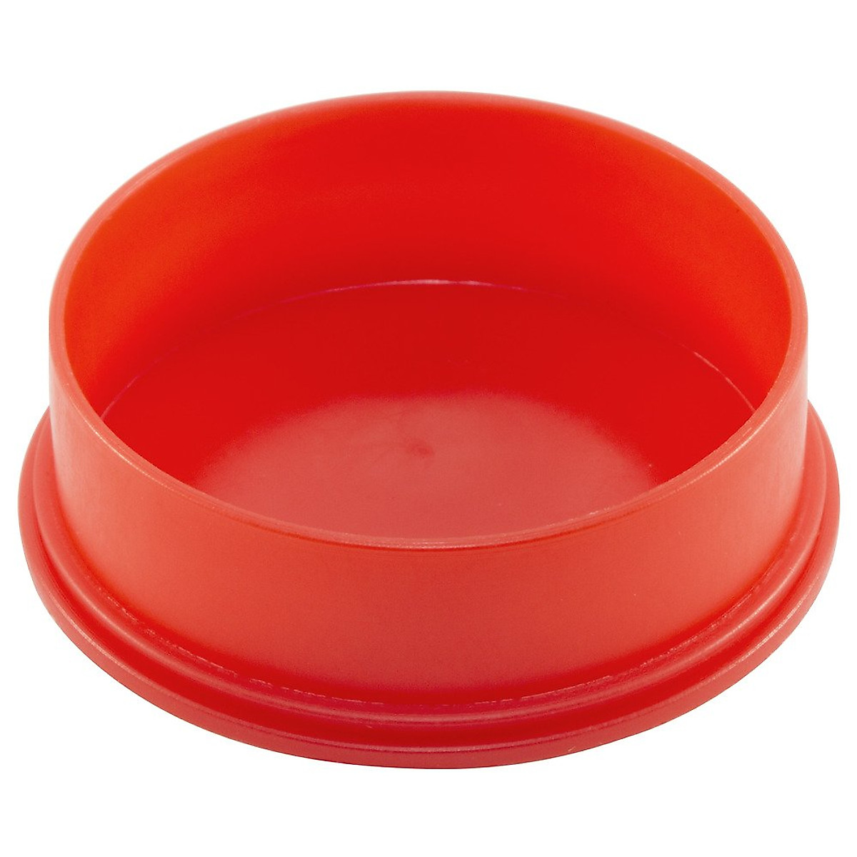 Caplugs ZC321AK1 Plastic Straight Sided Utility Cap to Cap Thread Size 2-1/2" C-32, PE-LD, to Cap Thread Size 2-1/2", Red (Pack of 10)
