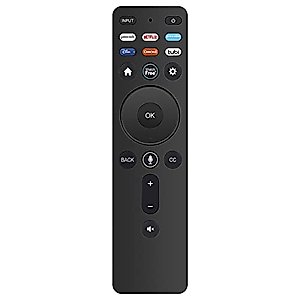 New Replacement Voice Remote Control XRT260 fit for Vizio V-Series and M-Series 4K HDR Smart TV with Shortcut App Keys Peacock Netflix PrimeVideo Disney+ Crackle TUBI Watchfree （Version 2）