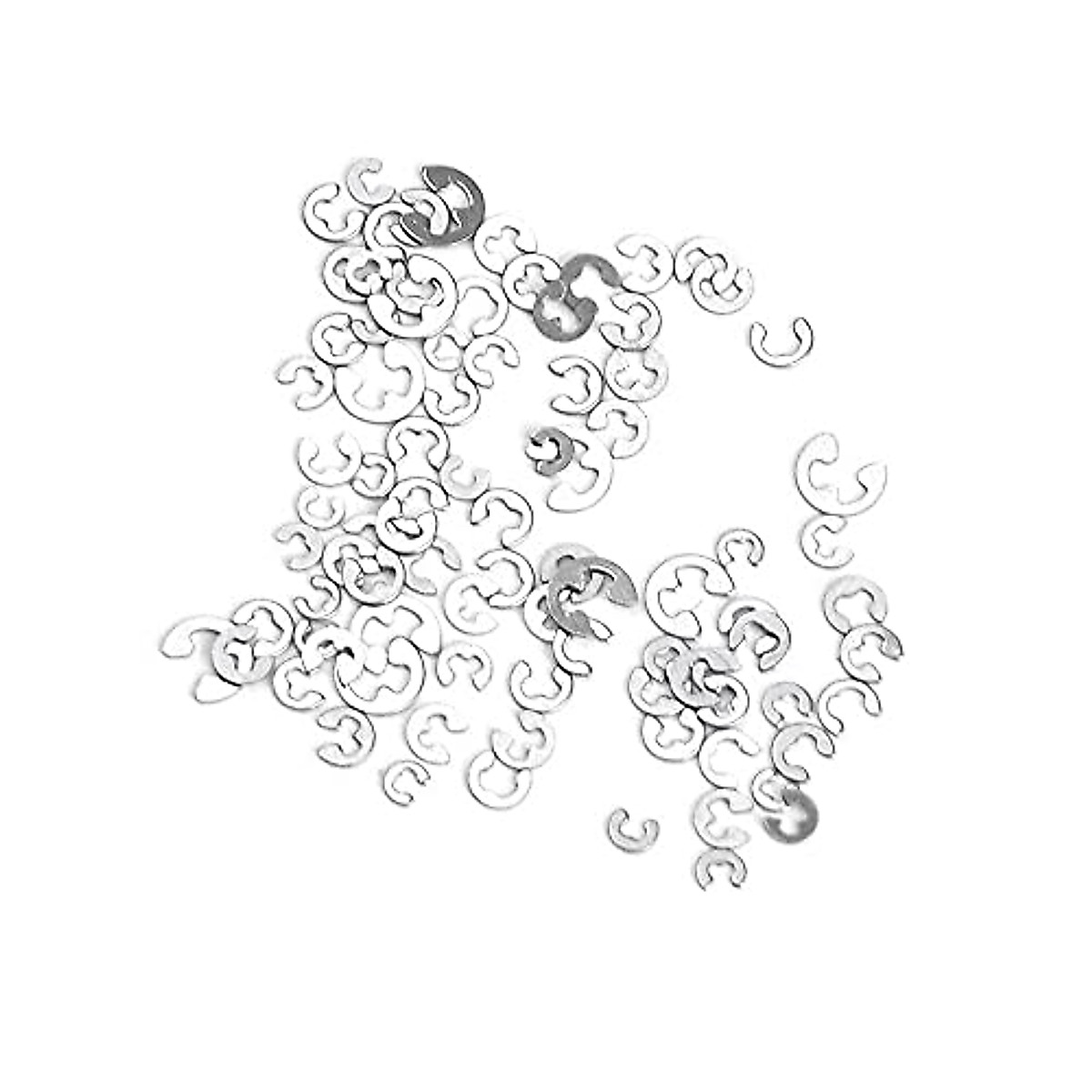 90PCS Chronograph Watch Pusher Button C-clip E Clip Circlip Ring