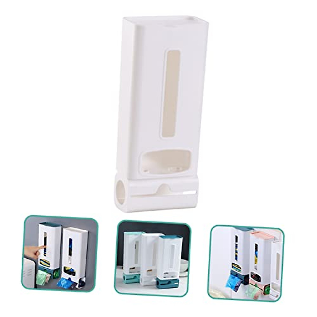 Cabilock 5pcs bag storage box kitchen Garbage Bags Organizer storage bag holder plastic bag saver dispenser plastic organizers bag dispenser Kitchen Dispenser for bag extractive waste bag