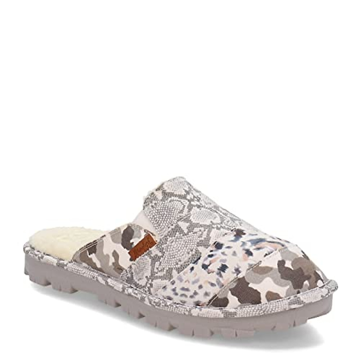 Blowfish Ice Sickle Shearling Off-White Camoflauge/Rainforest Leopard/Desert Pebble Sidesaddle 8 M