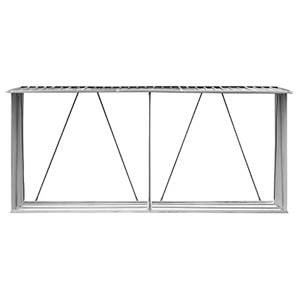 Garden Log Storage Shed, Garden Log Shed Stable Construction Easy Assembly for Outdoor for Farmer for Backyard