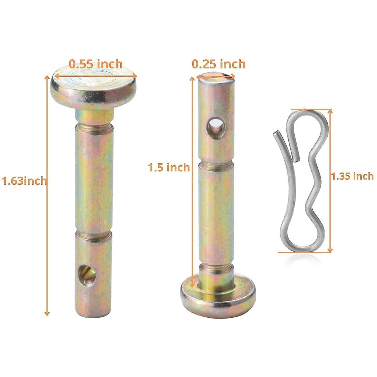 Aupll Replace Shear Pins&Cotters 15Pk MTD Craftsman SnowBlowers 738-04124A 714-04040