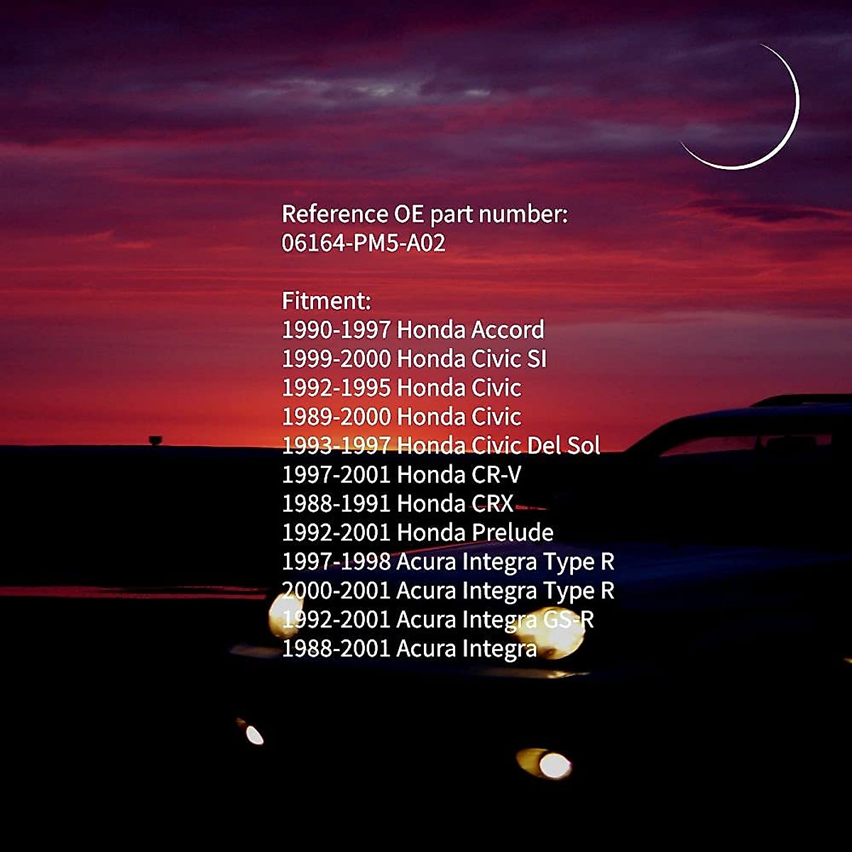 TPS Throttle Position Sensor Accelerator Switch for 1990-1997 Honda Accord 1989-2000 Honda Civic 1997-2001 Honda CR-V 1992-2001 Honda Prelude Replace OE 06164-PM5-A02