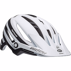 BELL Sixer MIPS Adult Mountain Bike Helmet - Fasthouse Stripes Matte White/Black (2024), Small (52-56 cm)