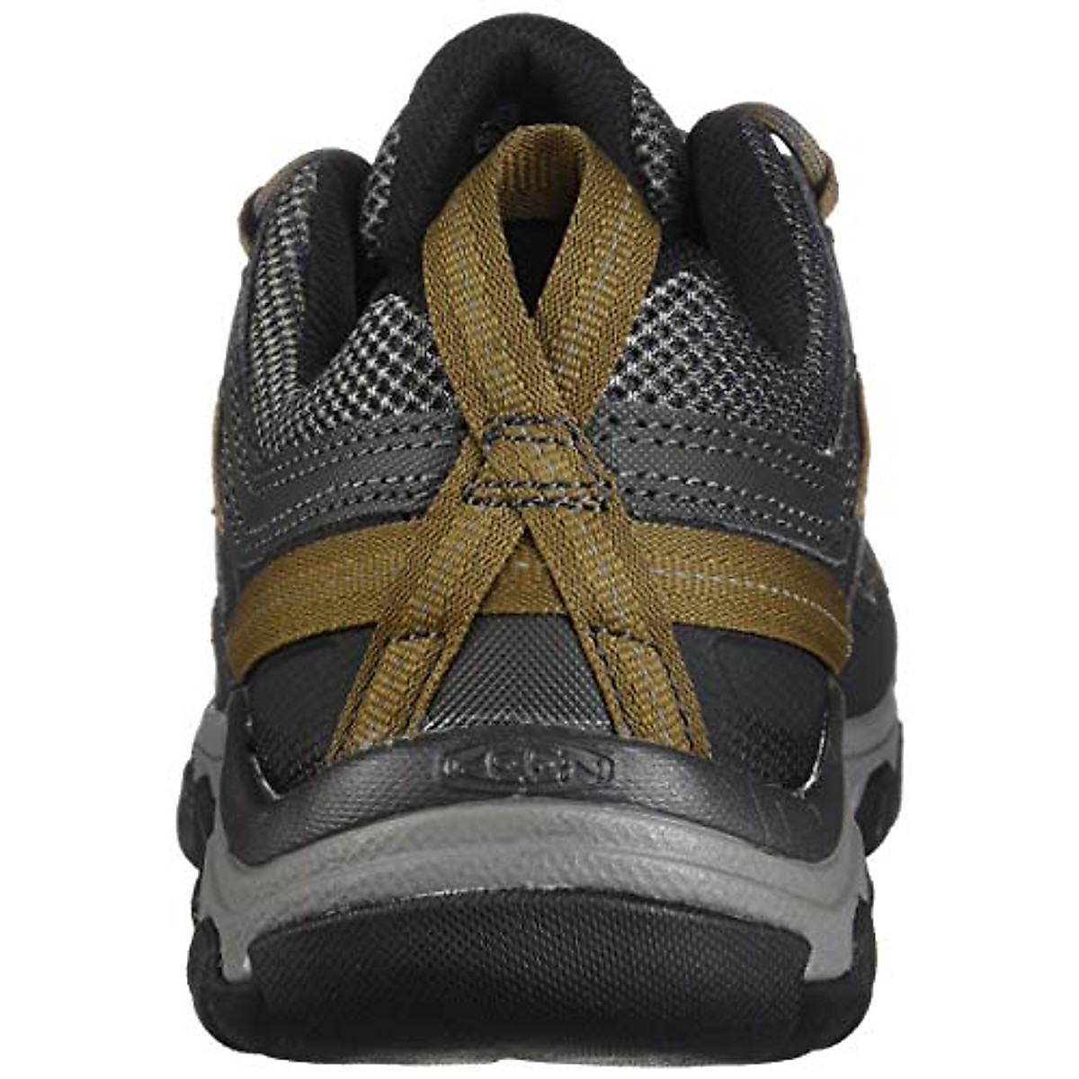 KEEN Men's Targhee Vent Hiking Shoe, Raven/Bronze Brown, 9 M US