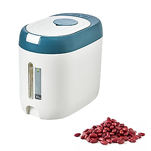 Household Thickened Rice Storage Container, Large Capacity Rice Storage Container, Rice Container, Rice Dispenser 25 pounds, Dry Food Storage containers, Suitable for Whole Grains, pet Food