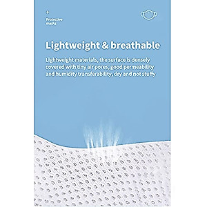 2,000pcs Disposable Face Masks- 3 Ply Breathable Mask For Adults (40 Packs of 50)