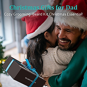 Birthday Gifts for Men - Beard Kit Gifts Set for Men with Beard Oil, Beard Balm, Beard Brush, Beard Comb, Scissors, eBook - Anniversary & Graduation Gifts for Him Dad Husband Boyfriend Brother Fiance