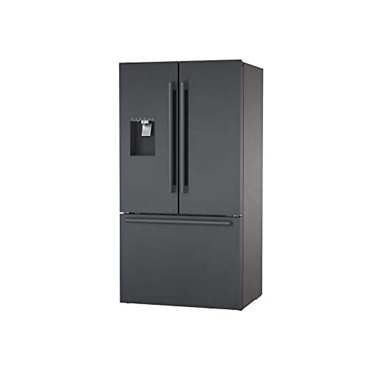 BOSCH 500 Series 36" Black Stainless Steel Counter-Depth 3-Door Refrigerator - B36CD50SNB
